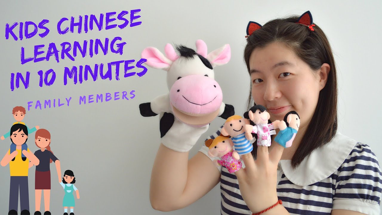 How to Learn Chinese Mandarin for Kids in 10 Minutes - Lesson 1 Family ...