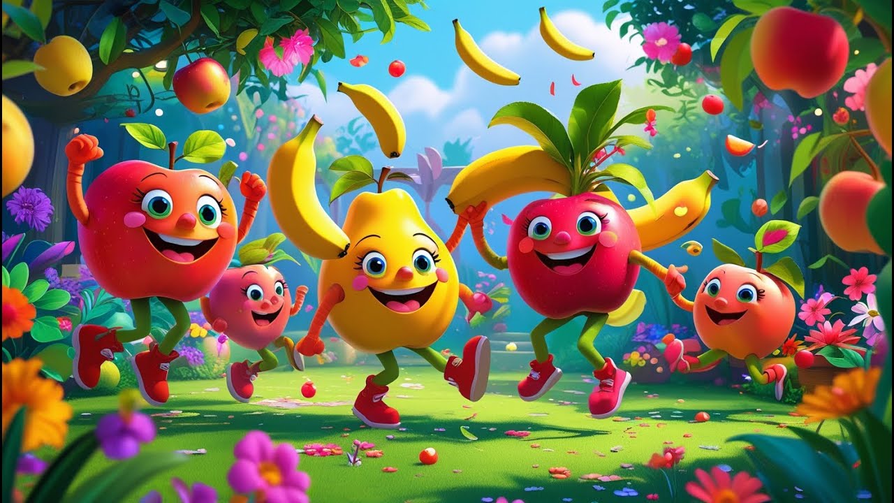 Fruit Dancing Party 🍉🎉 | Fun Kids Song! - YouTube