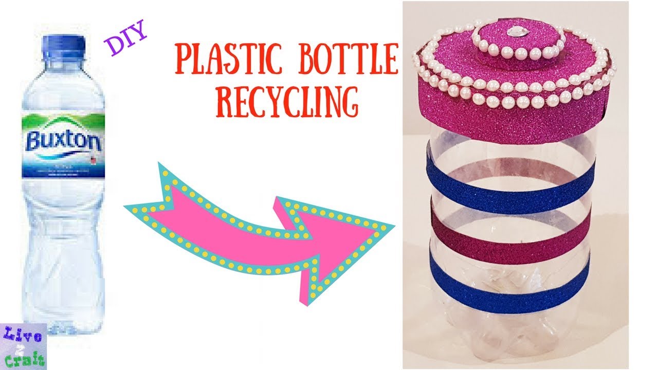 DIY EASY PLASTIC BOTTLE STORAGE CONTAINER | BEST OUT OF WASTE | PLASTIC ...