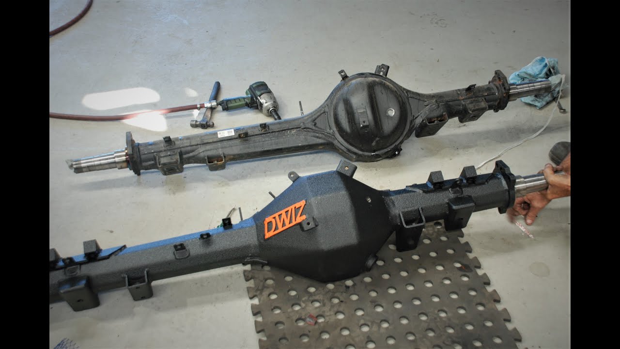 DWIZ Differential Rear Track Correction Landcruiser 70 Series - YouTube