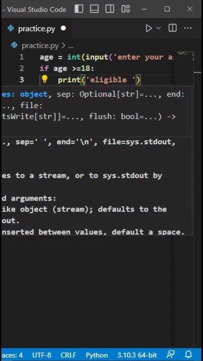 How Taking Inputs From Voter 🤷♂️python Shorts Pythonshorts Youtube