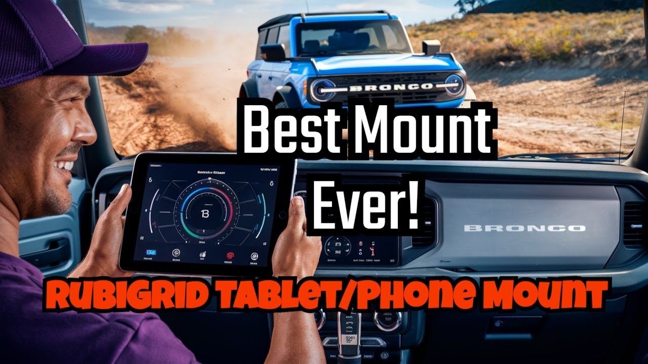 The Best Bronco Raptor Phone / Tablet Dash Mount - YouTube