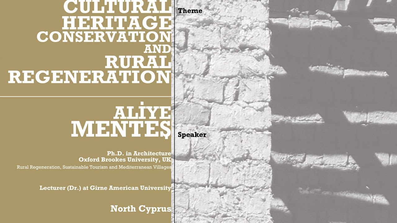 Cultural Heritage: Conservation and Rural Regeneration - YouTube