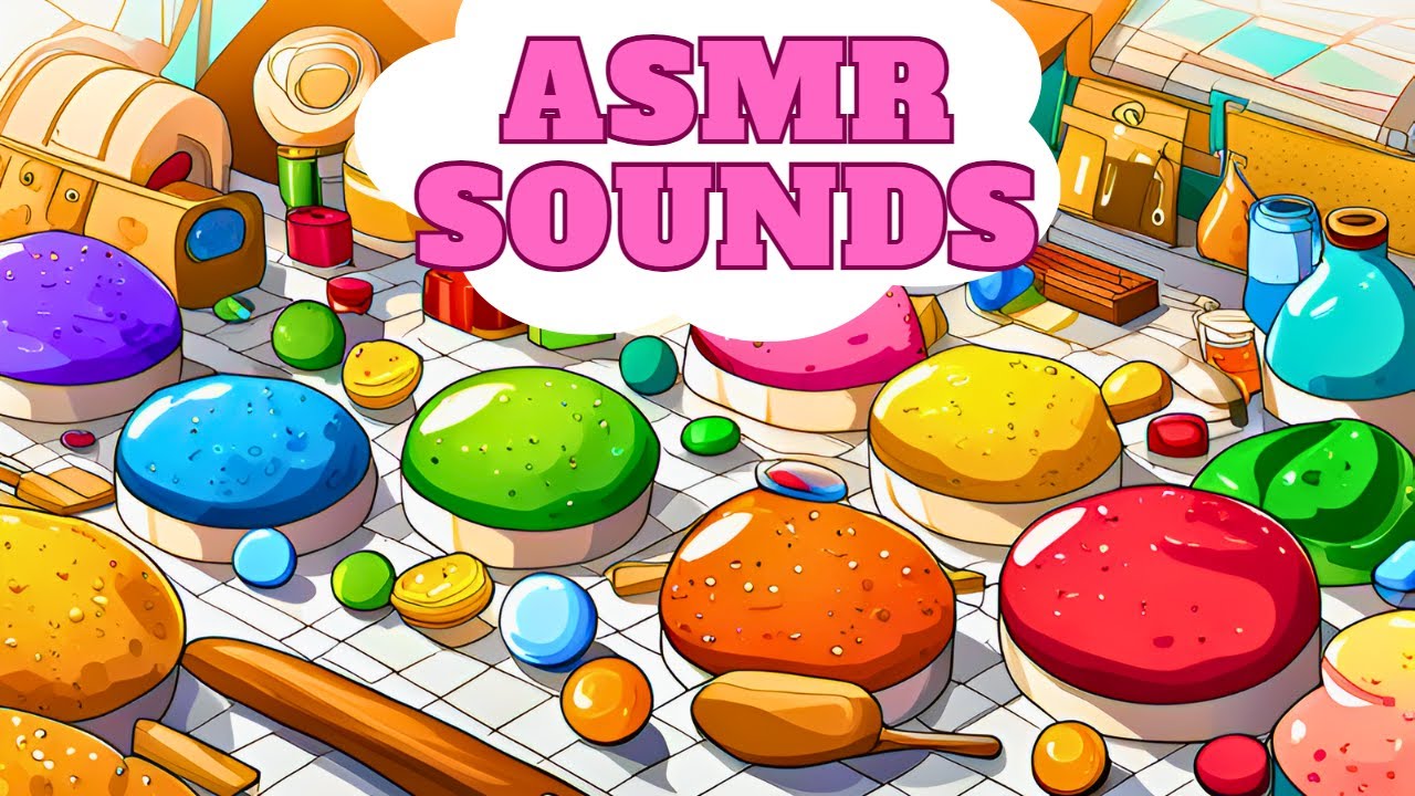 Satisfying and Relaxing ASMR Sounds Sponge Crush, Slimes, and Marbles ...