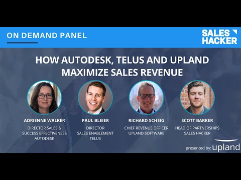 How Autodesk, TELUS and Upland Maximize Sales Revenue - YouTube