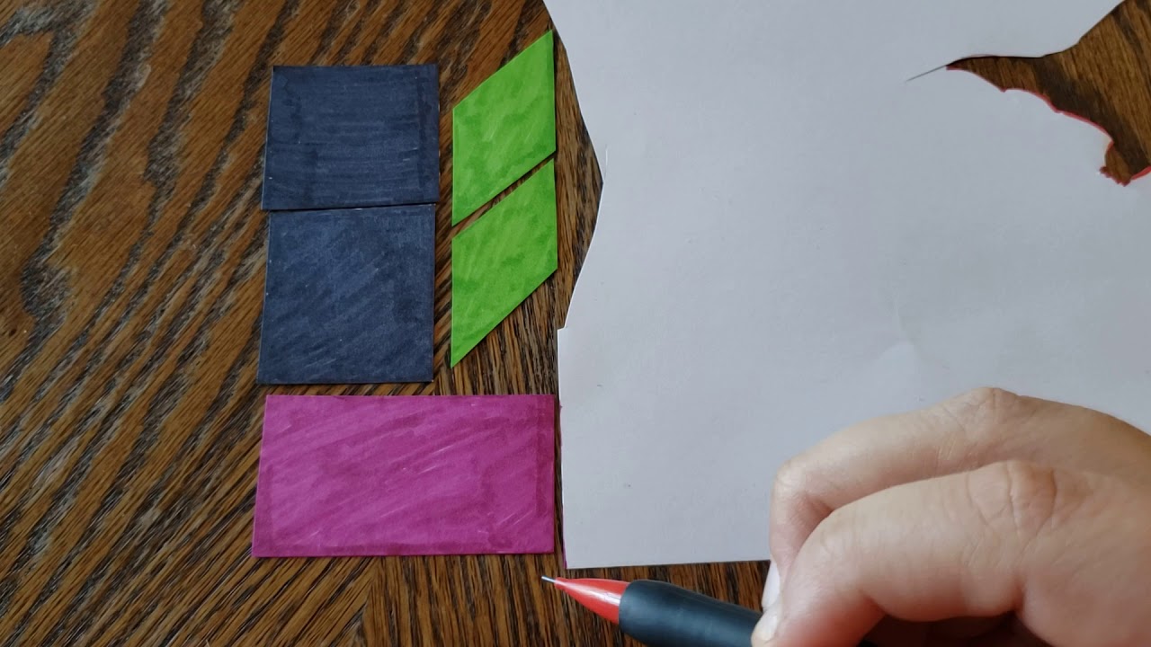 Paper Pattern Blocks with Ms. MK from STEM - YouTube