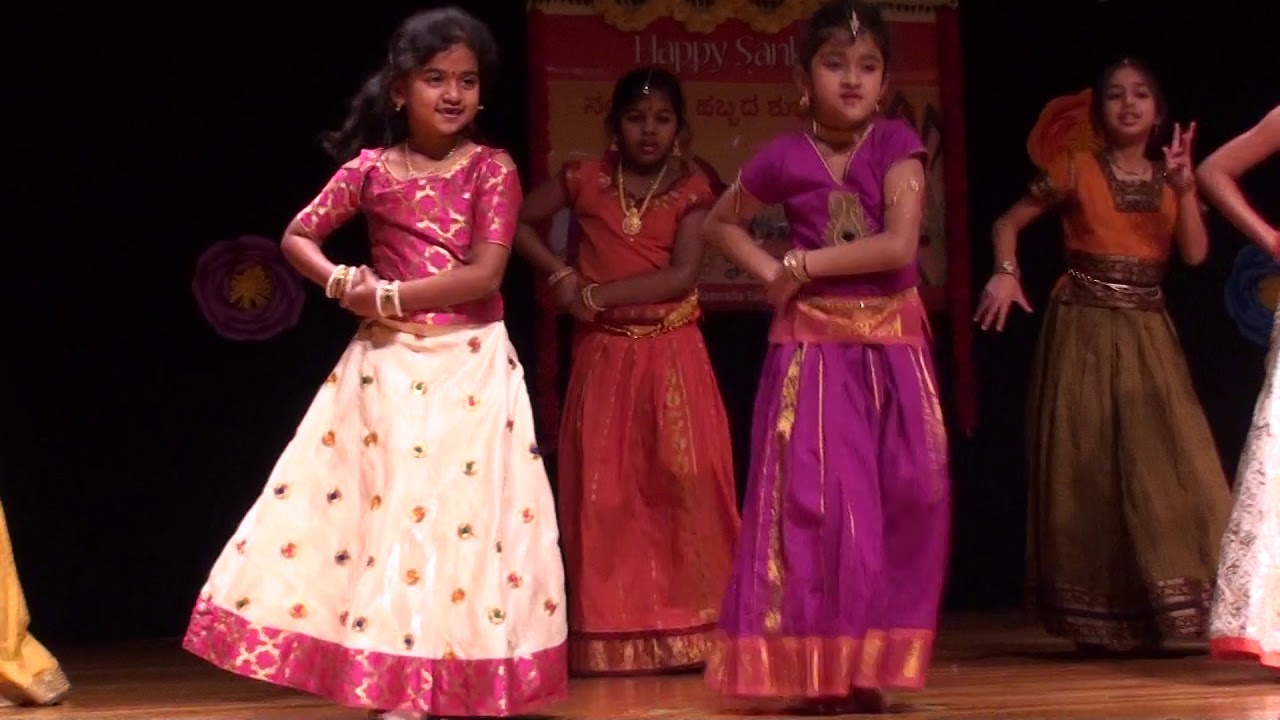 Kritika Sankranti Dance performance 2020 - YouTube