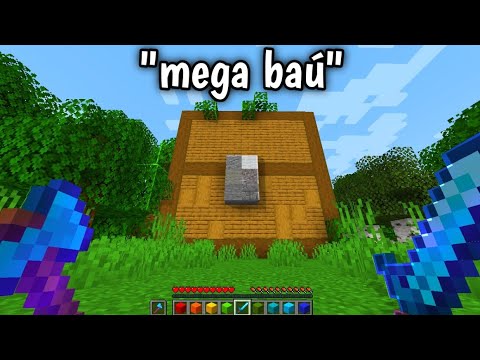 EU CONSTRUÍ Um MEGA BAÚ Nesse SERVIDOR! - YouTube