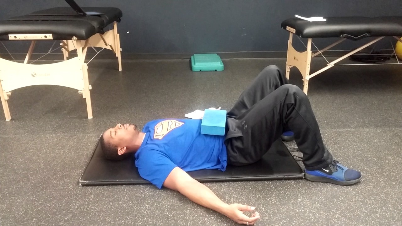 Supine Breathing - YouTube