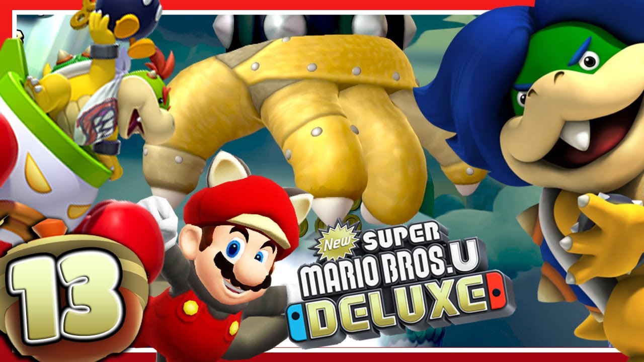 Mario kämpft gegen Riesen Bowser Hand 😱 Ludwig & Bowser Jr.! New Super ...