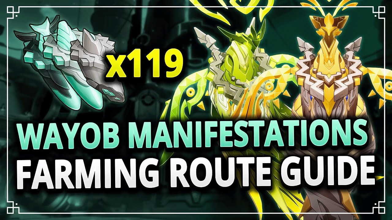 Wayob Manifestations All Locations Farming Route Guide | Genshin Impact ...