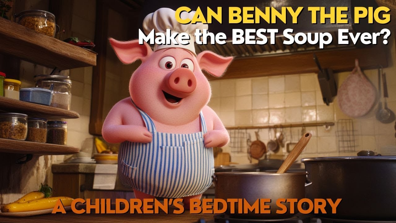 Benny the Pig’s Best Soup Ever! | Relaxing Bedtime Story for Kids - YouTube