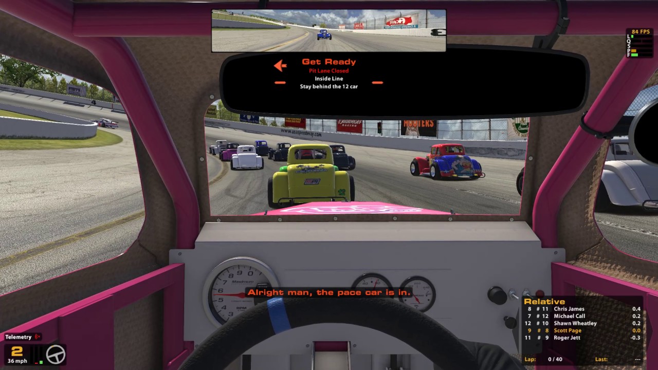 iRacing Legends at USA Top split is tough. - YouTube