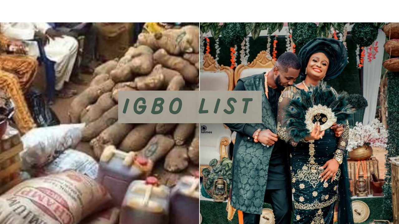 Bride price in Igbo land// things that happen during marriage ...
