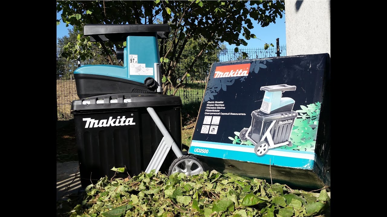 Rozdrabniacz gałęzi Makita UD2500 SUPER TEST - YouTube