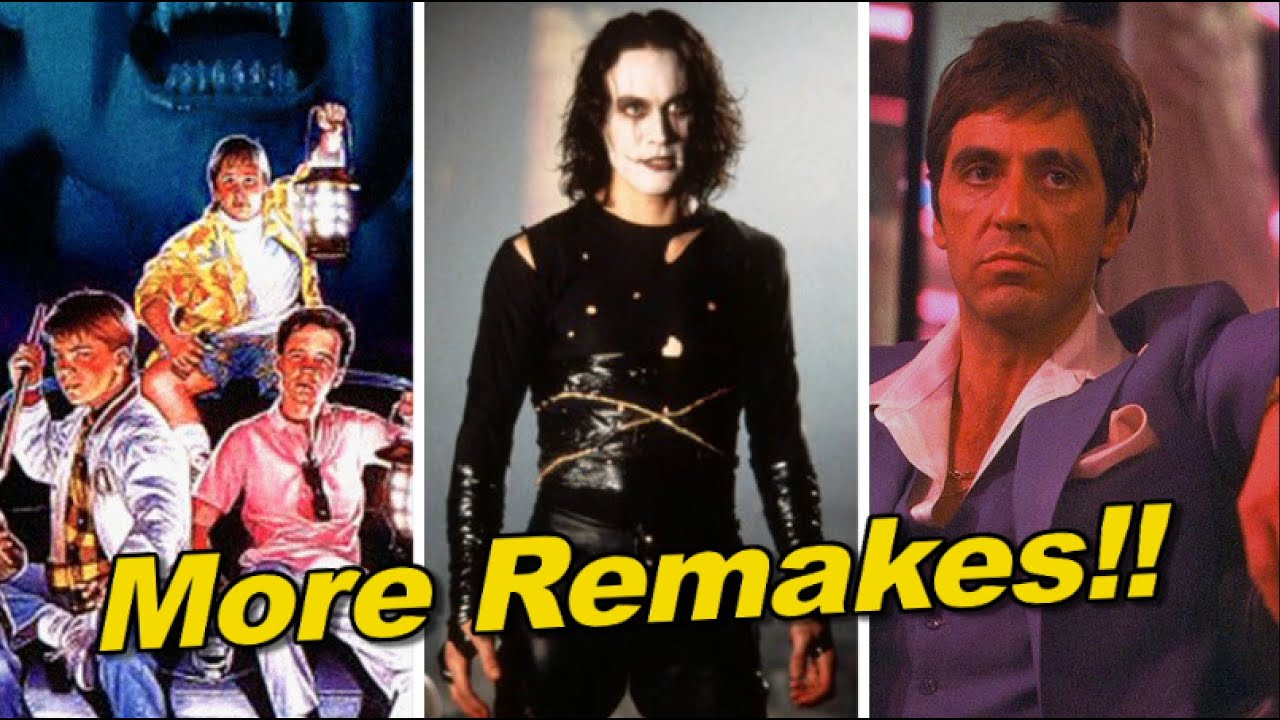 The Crow, Scarface and Monster Squad getting REMAKES!! - YouTube