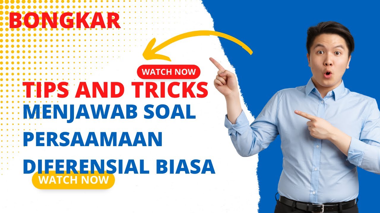 Pembahasan PDB|Aplikasi PD Linear Tingkat I| Part 1 - YouTube