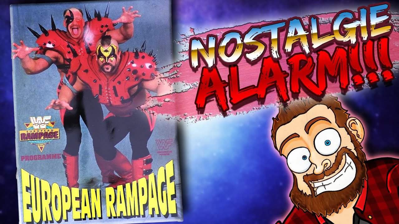 WWF EUROPEAN RAMPAGE Tour Programmheft Deutschland (1992) in 4K ...