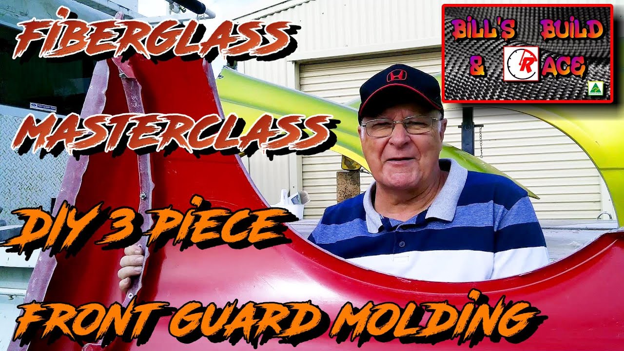 DIY 3 Piece Front Race Car Guard Molding - YouTube