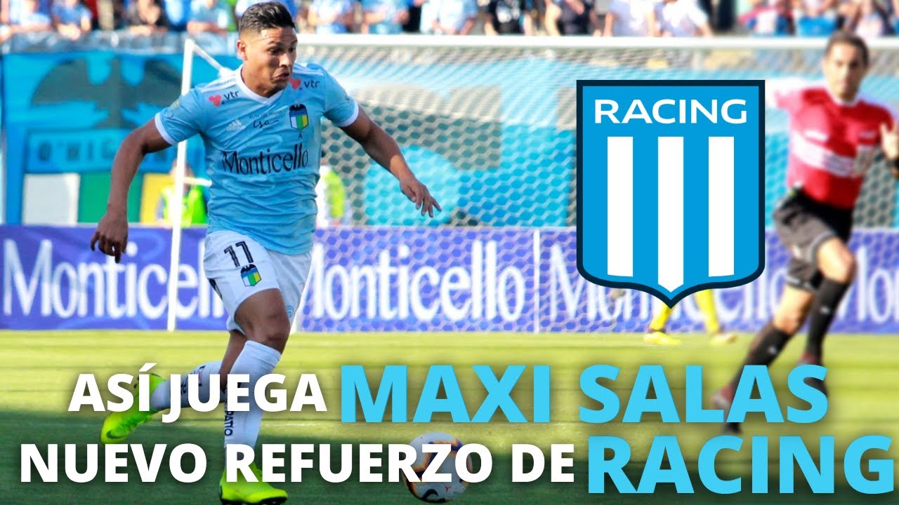 ASI JUEGA MAXI SALAS, NUEVO REFUERZO DE RACING ⚽ 🔥 - YouTube