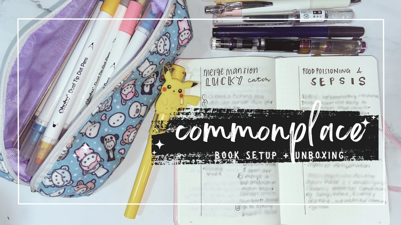 2024 newbie commonplace book setup // unboxing leuchtturm1917 to ...