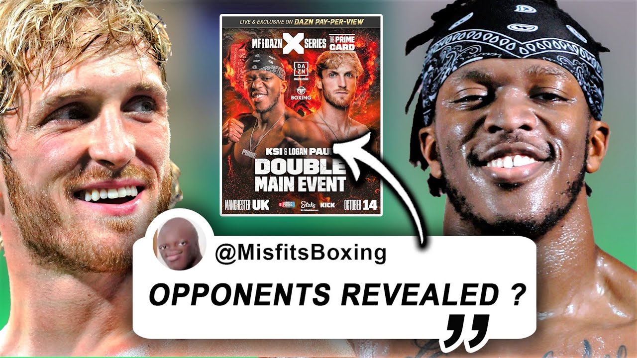 KSI & Logan Paul PRIME card OPPONENTS Revealed ?? - YouTube