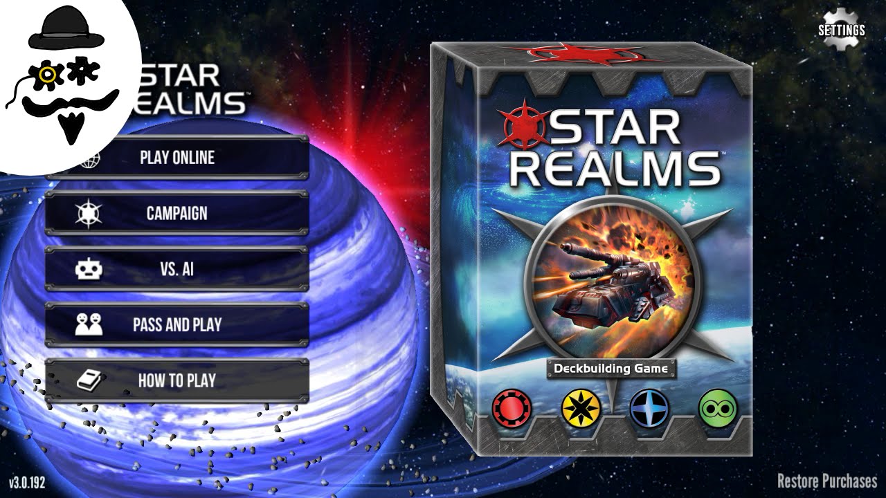 Star Realms – The First Mission – Free Deck Building Card Game Gameplay ...