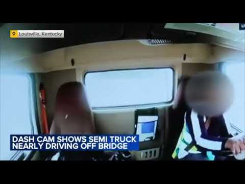 Video shows moments where woman nearly drives off Kentucky Bridge