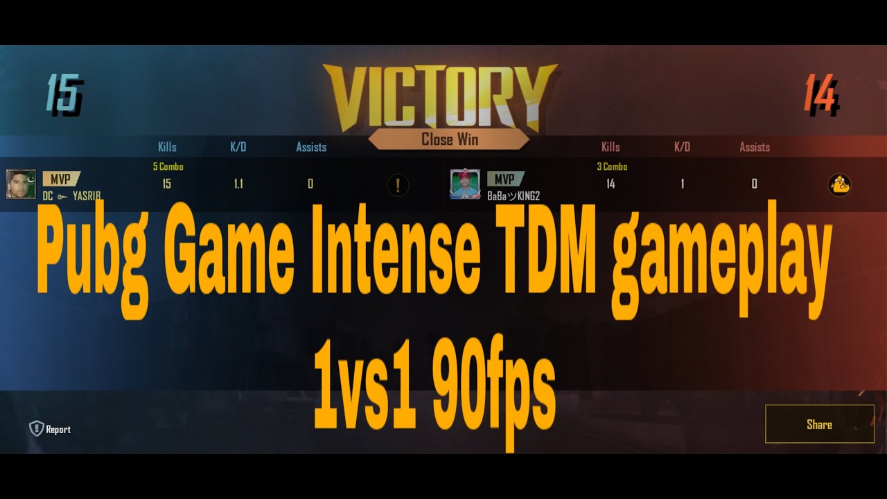 Pubg intense TDM Gameplay| OnePlus 7pro 90fps Gameplay| - YouTube