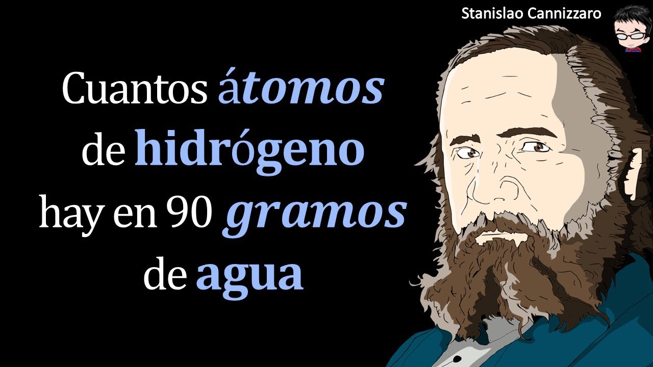 Cuantos á𝒕𝒐𝒎𝒐𝒔 de 𝐡𝐢𝐝𝐫ó𝐠𝐞𝐧𝐨 hay en 90 𝒈𝒓𝒂𝒎𝒐𝒔 de 𝐚𝐠𝐮𝐚 - YouTube