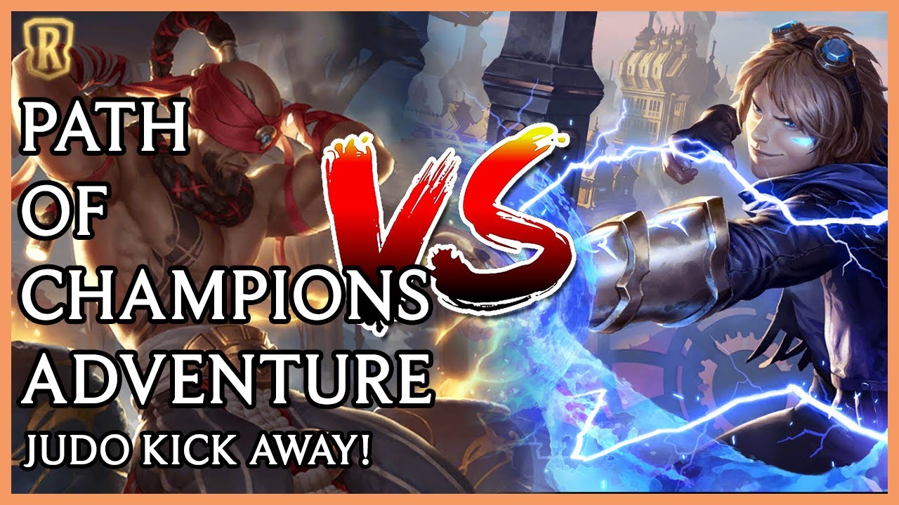 Lee Sin vs Ezreal Path of Champions Adventure | Path of Champions ...