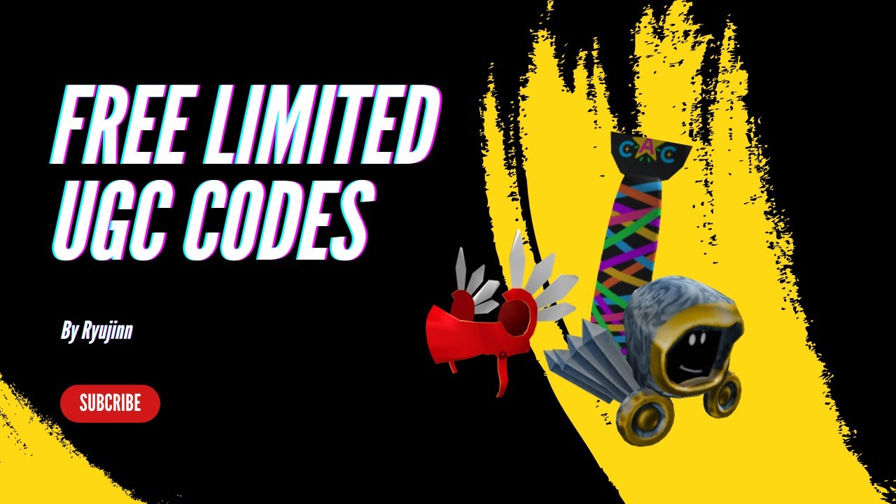 REDEEM THESE FREE UGC LIMITED CODES QUICK! - YouTube