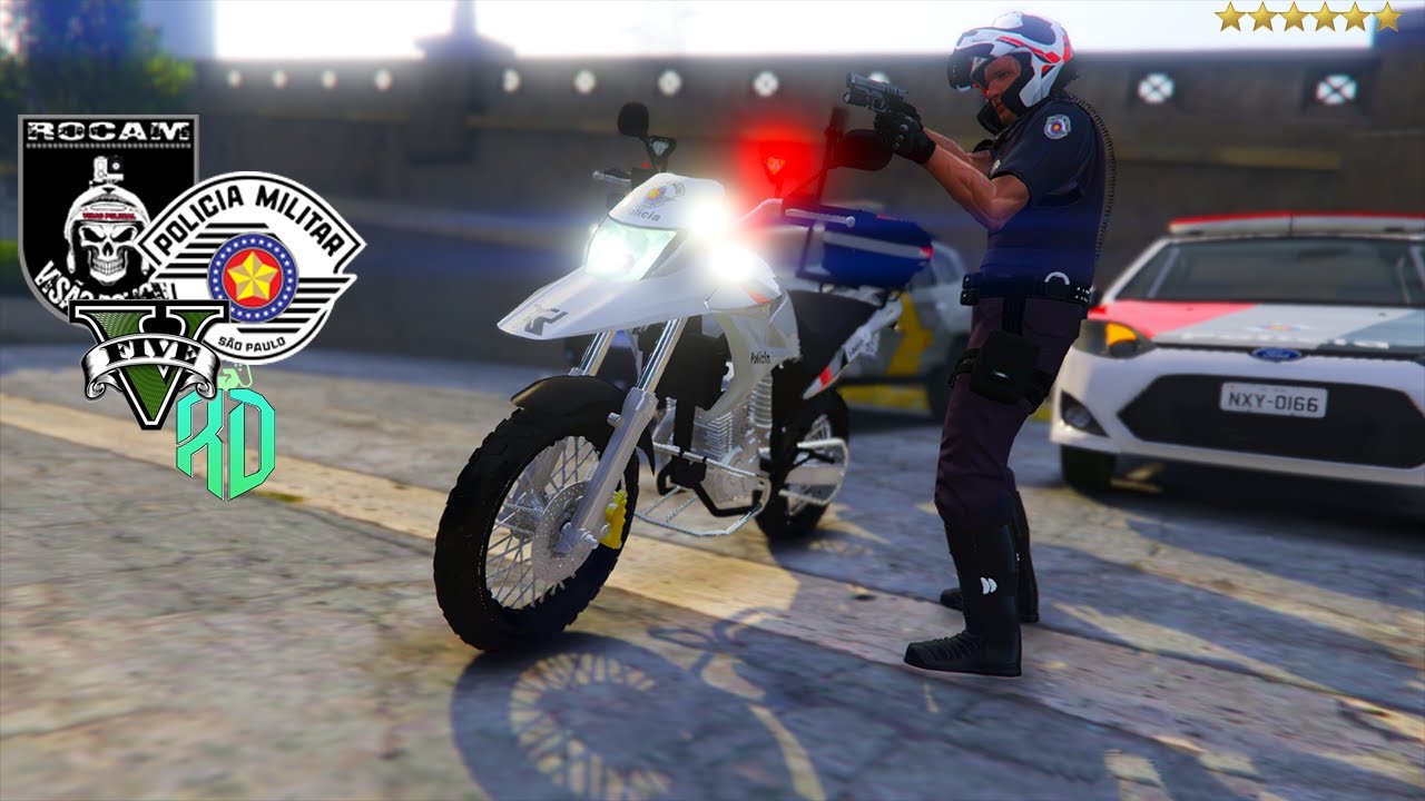 ROCAM EM AÇÃO | PMESP | GTA V - VIDA DE POLÍCA - YouTube