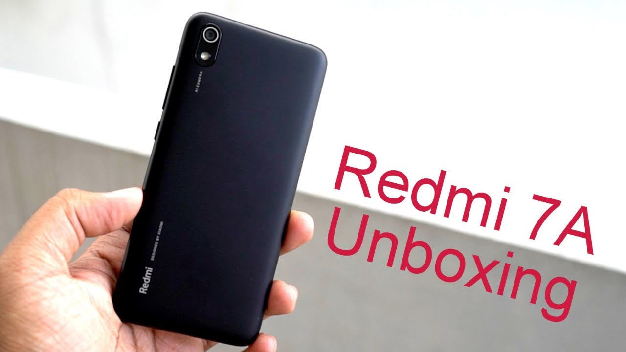 Redmi 7A Unboxing, Specs, Price, Hands-on Review - YouTube