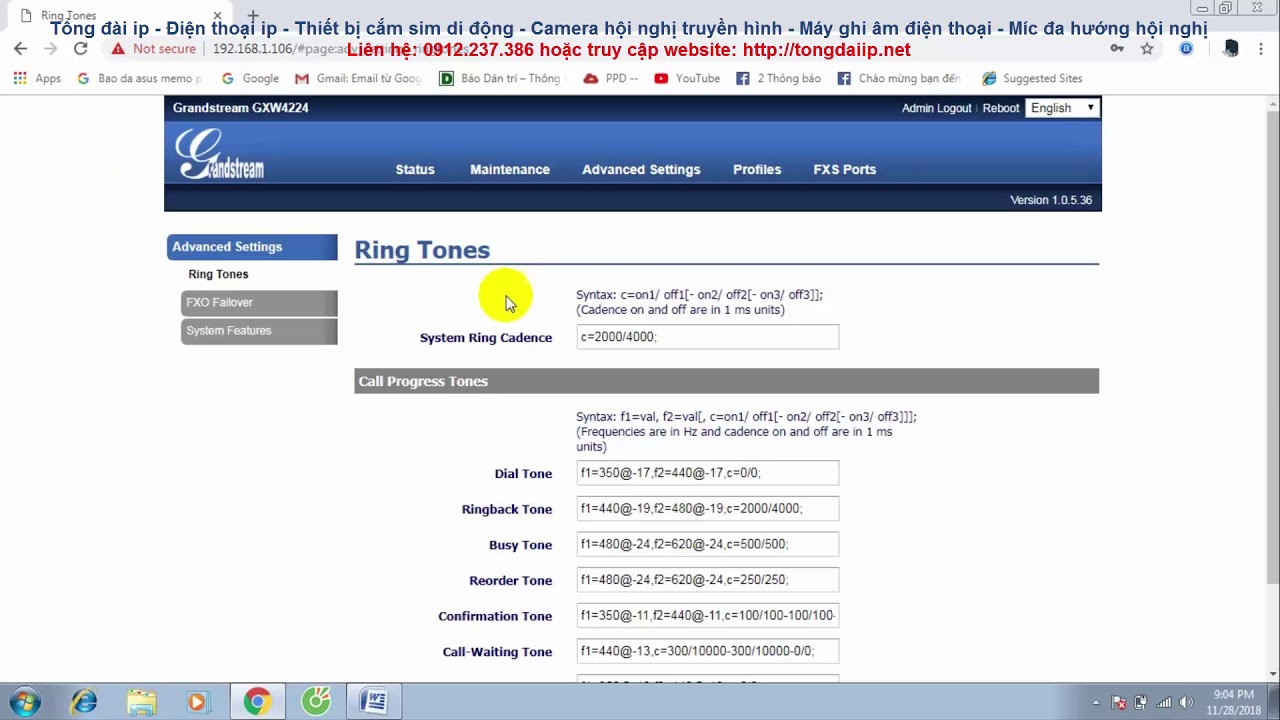 how to setup gateway ATA Grandstream GXW4xxx - YouTube