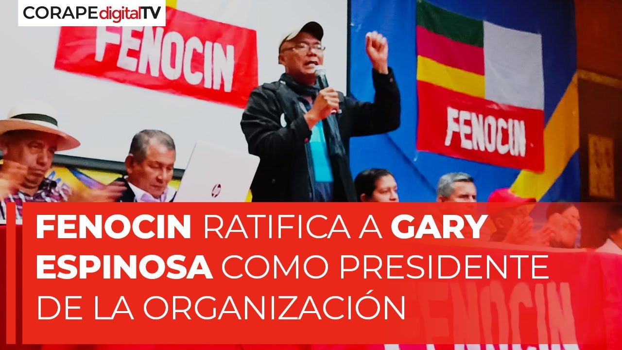 FENOCIN ratifica a Gary Espinosa como presidente de la organización ...