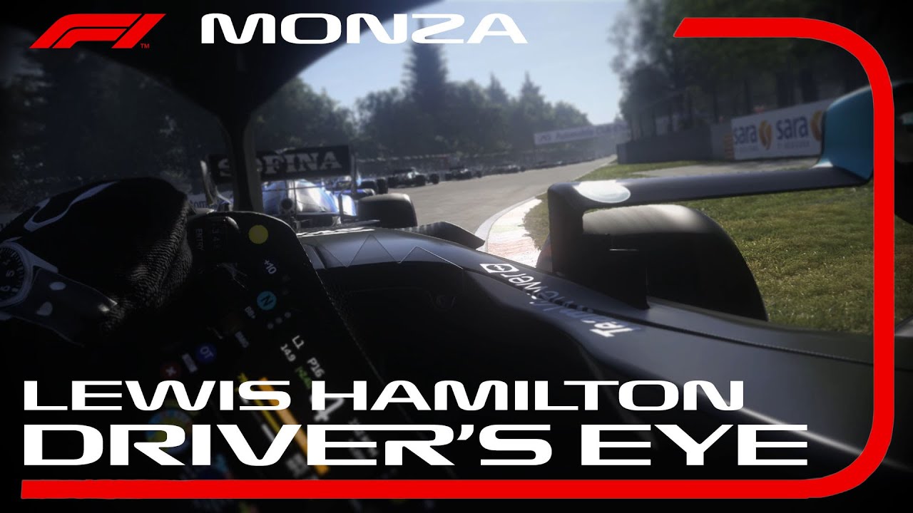 F1 2021 DRIVER'S EYE VIEW - LEWIS HAMILTON HELMET CAM AT MONZA ...