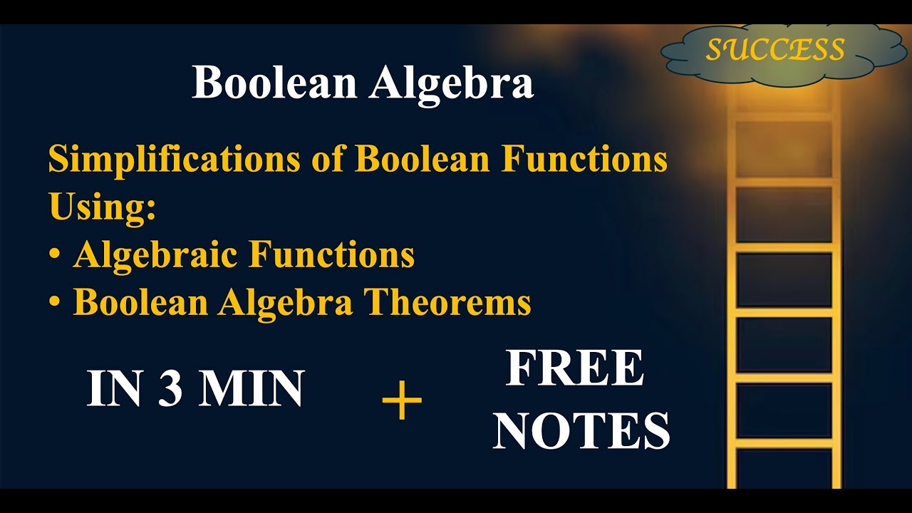 Ugc Net Cs Discrete Structures And Optimization Boolean Algebra 13 Youtube