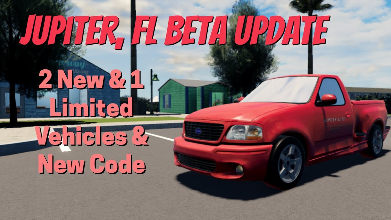 2 New & 1 Limited Vehicles, New Code "ThanksForPlaying" - Jupiter ...