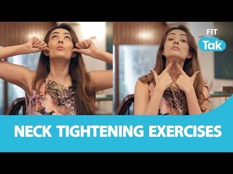 Neck Tightening Exercises | Double Chin | Neck Exercises | Fit Tak |