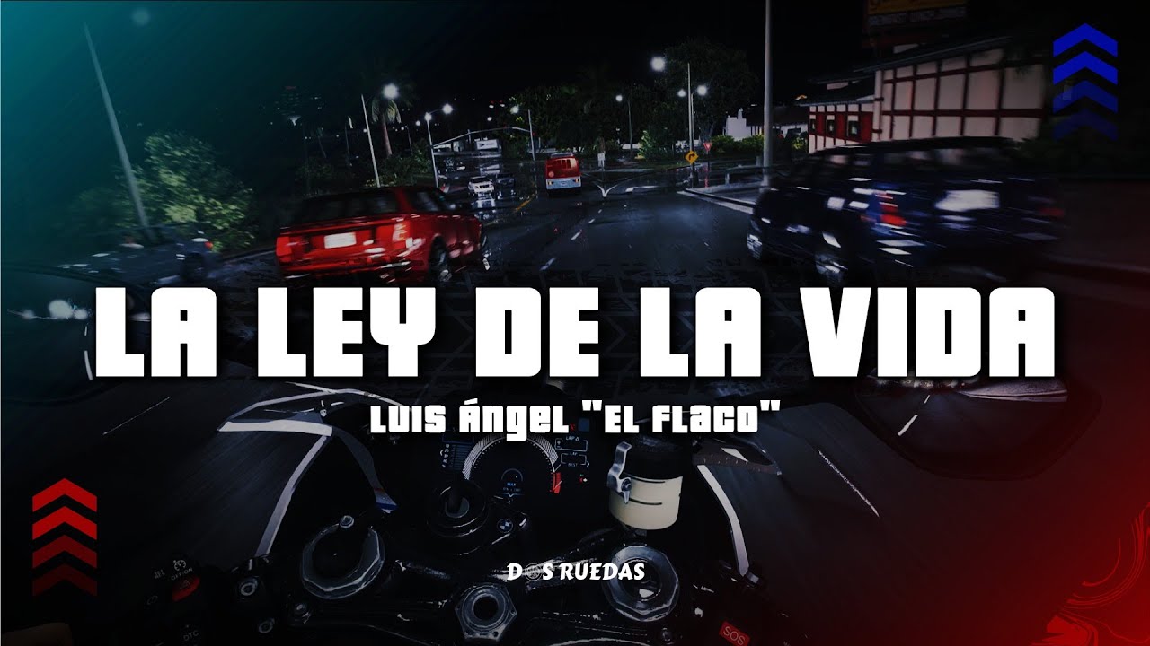 La ley de la vida - Luis angel "El Flaco" (Letra/Lyrics) - YouTube