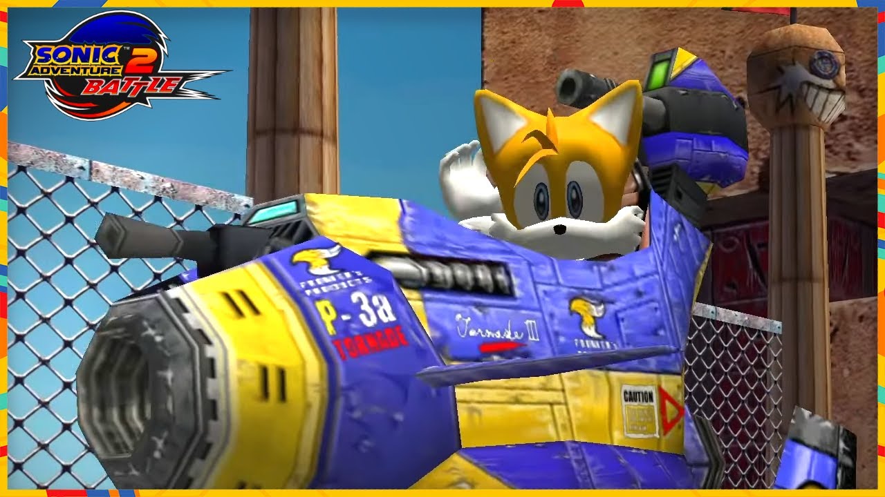 Sonic Adventure 2 Battle - Hidden Base (1st Mission, A-Rank) Tails ...