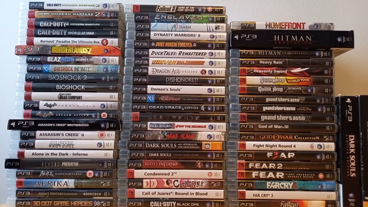 My complete PS3 collection (250+ games!): PART 1 - YouTube