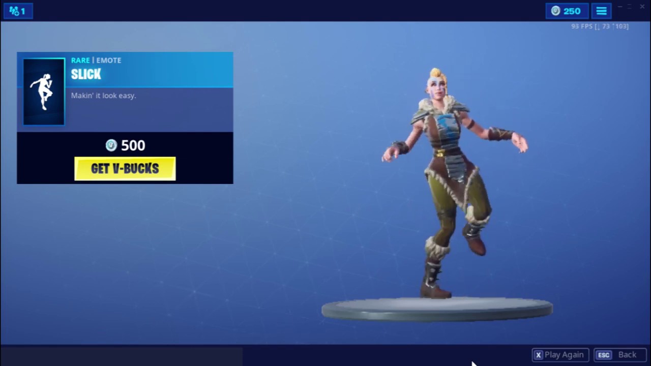 Slick Emote | Fortnite Battle Royale - YouTube