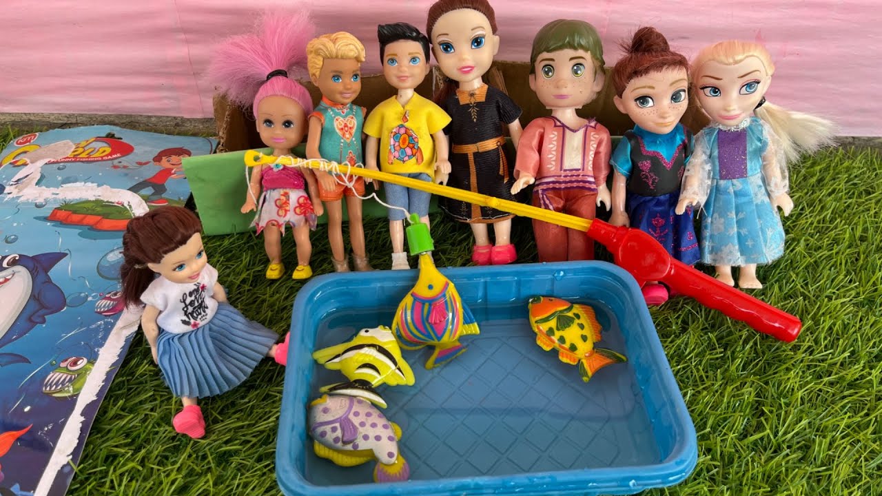 Funny Fishing Game | வேடிக்கை நேரம் Episode 29 | Mithu Bunty | Barbie ...