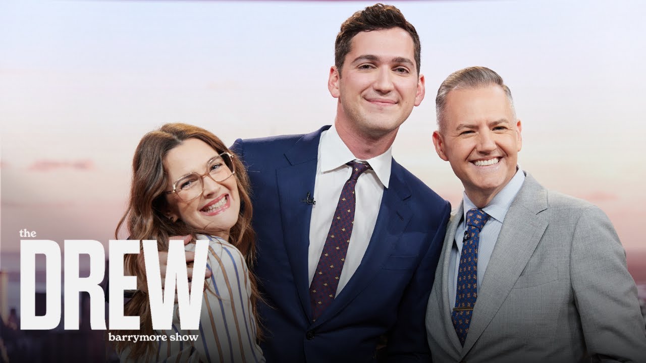 Matt Friend Surprises Drew Barrymore w. Impressions of Jeff Goldblum ...