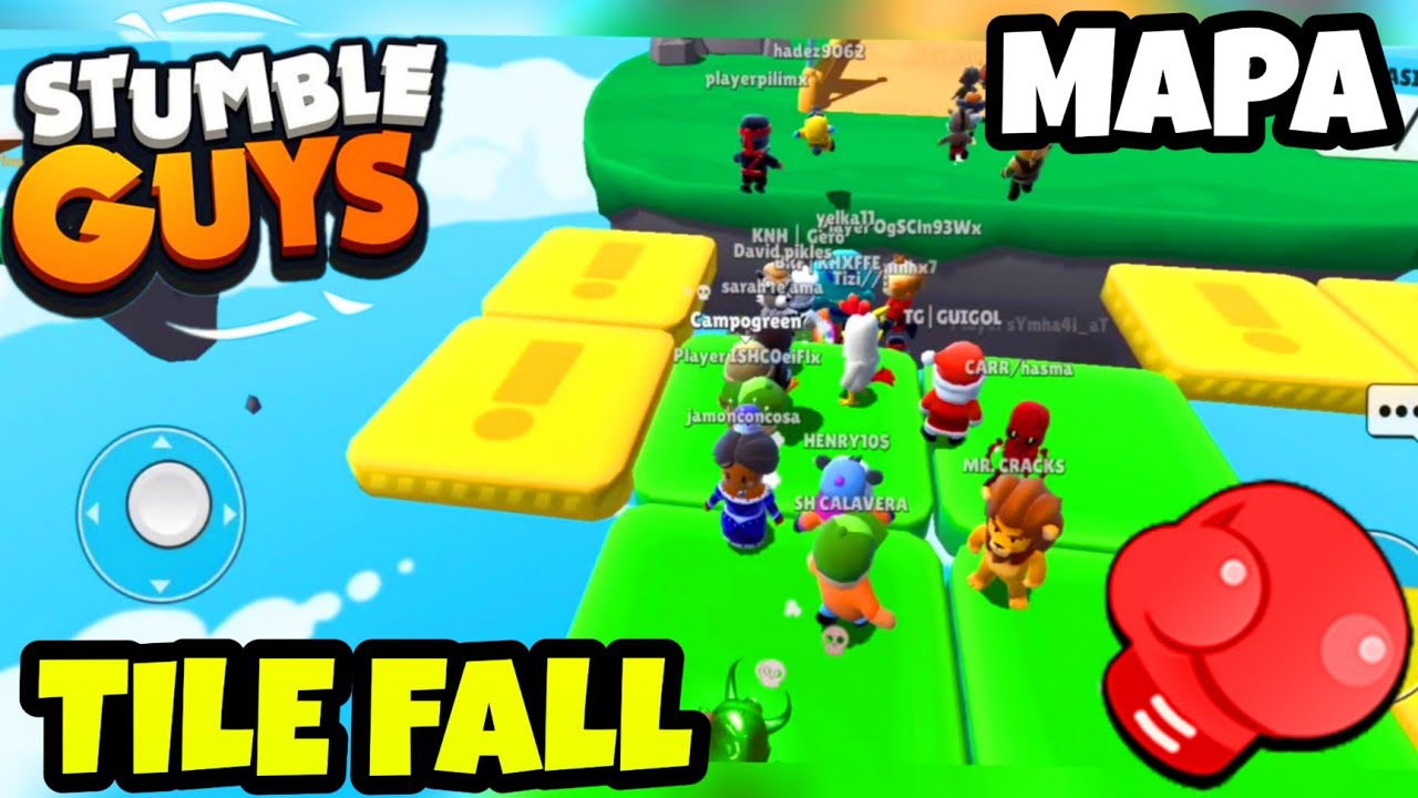 STUMBLE GUYS - MAPA TILE FALL - YouTube