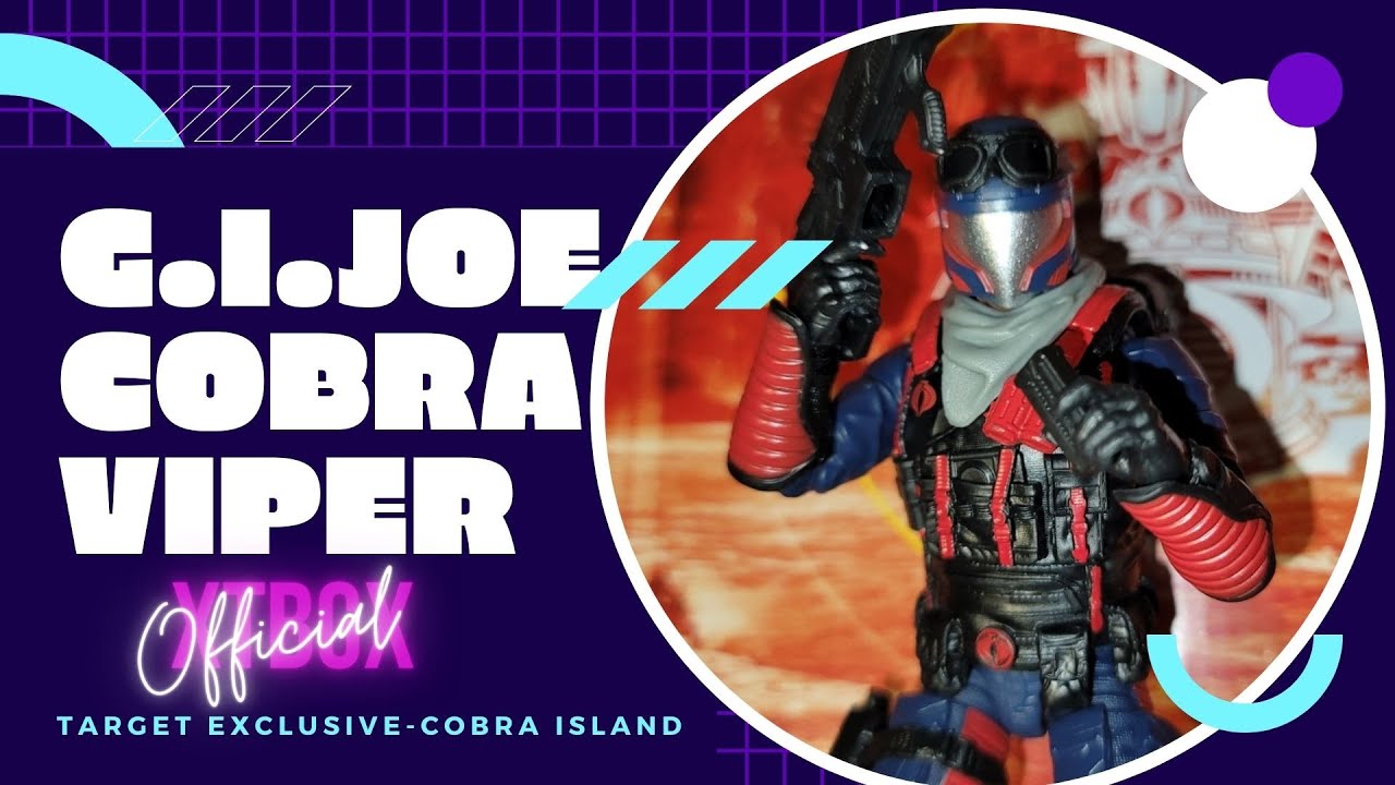 Target Exclusive Hasbro GI Joe Cobra Island - Cobra Viper Unboxing ...