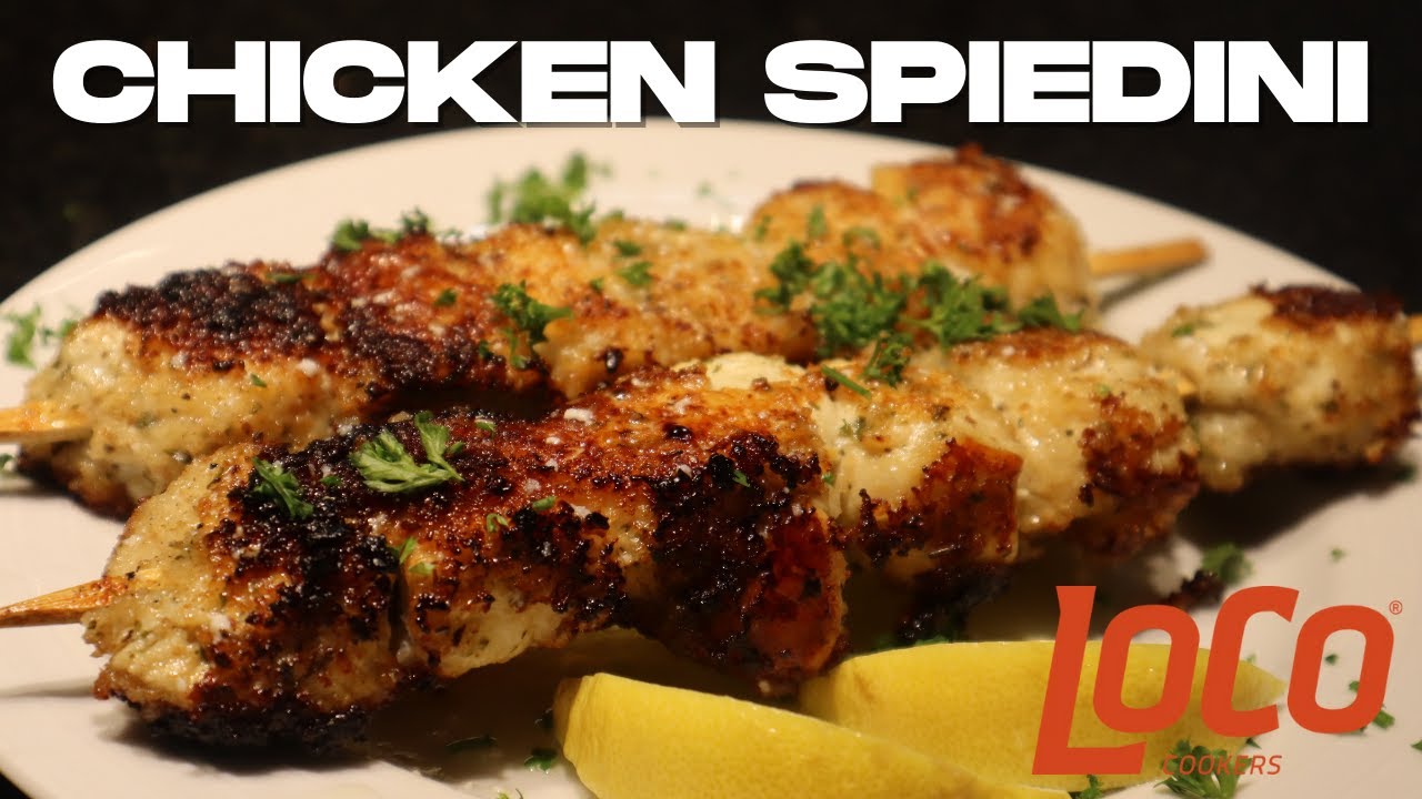 AMAZING CHICKEN SPIEDINI MADE ON THE LOCO GRIDDLE - YouTube