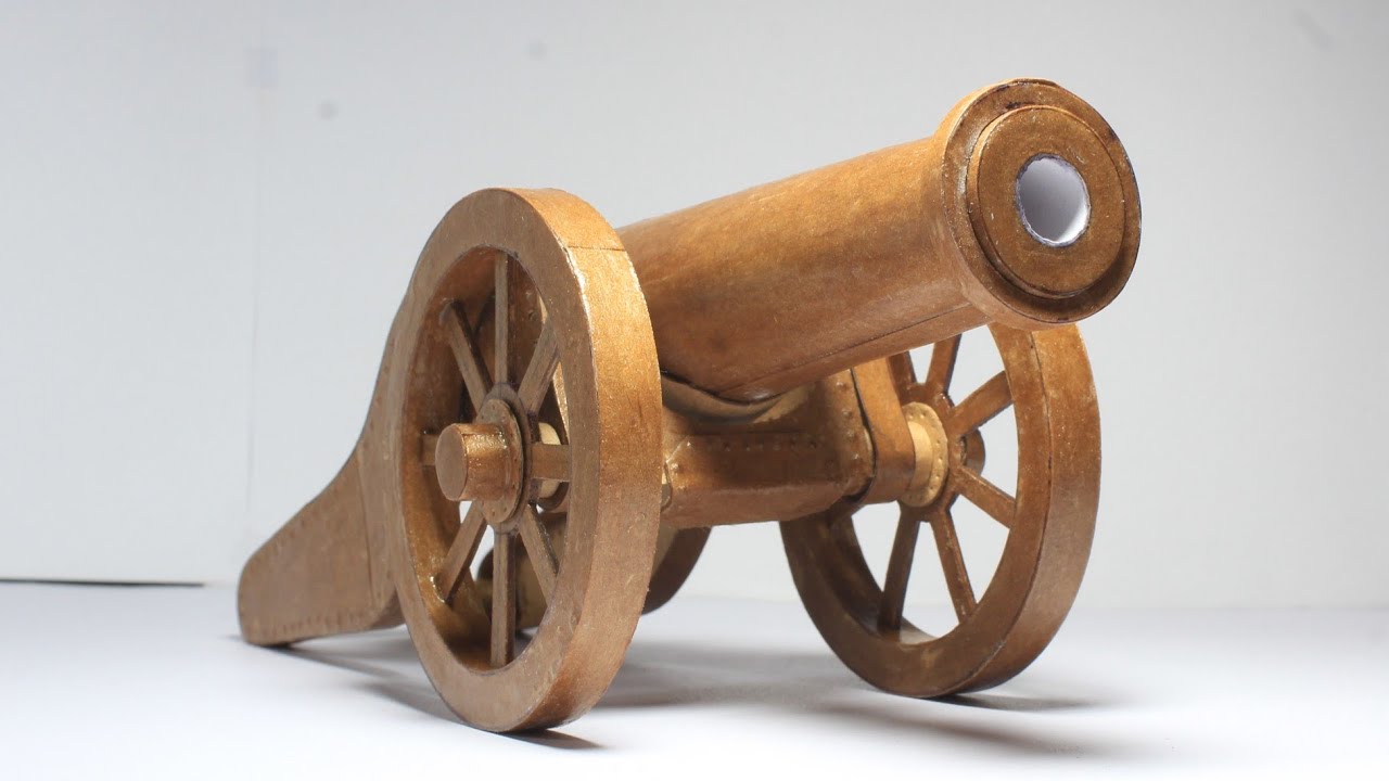 Cardboard Cannon assembly | Part 4 Canon | Simplecraft - YouTube